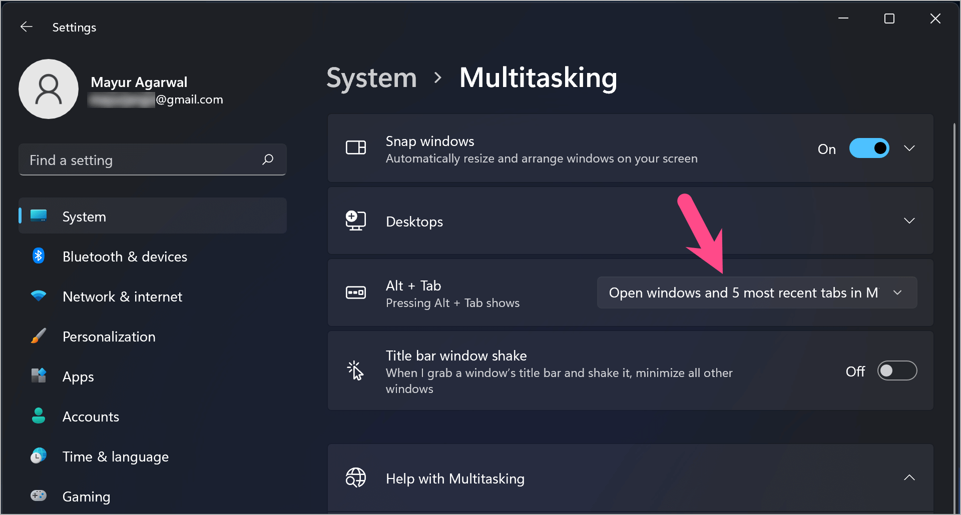 Cara menghentikan tepi dari menampilkan tab di tab alt+pada windows 11/ ...