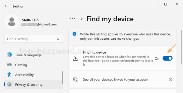 Cách sử dụng tính năng Tìm thiết bị của tôi trong Windows 11 - เวลาของ ...